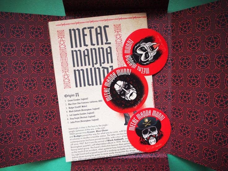 Heavy Metal World Map - Music Art Map & Cultural Guide – PALOMA